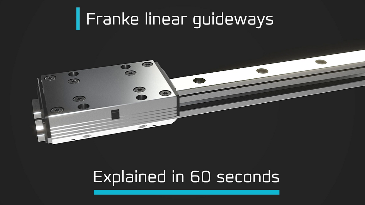 Explanatory video: Linear guides from Franke in 60 seconds - Franke GmbH